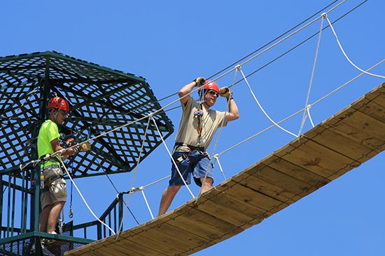 Wired Zipline Challenge Course Dallas | Fun Junkie